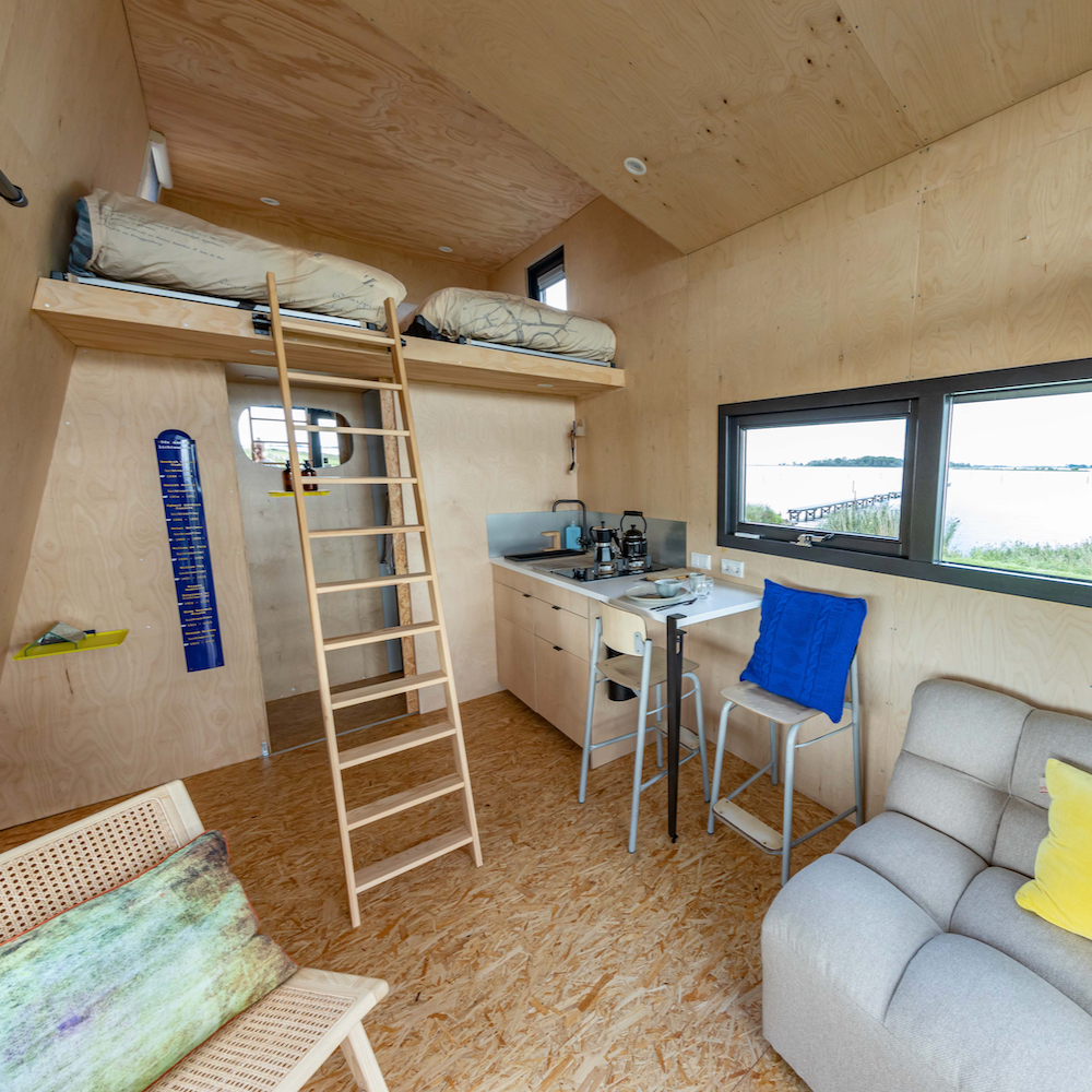 Zuiderkrib Dijkhuisje - Tiny House, theeschenkerij Flevoland | Bijzonder Plekje